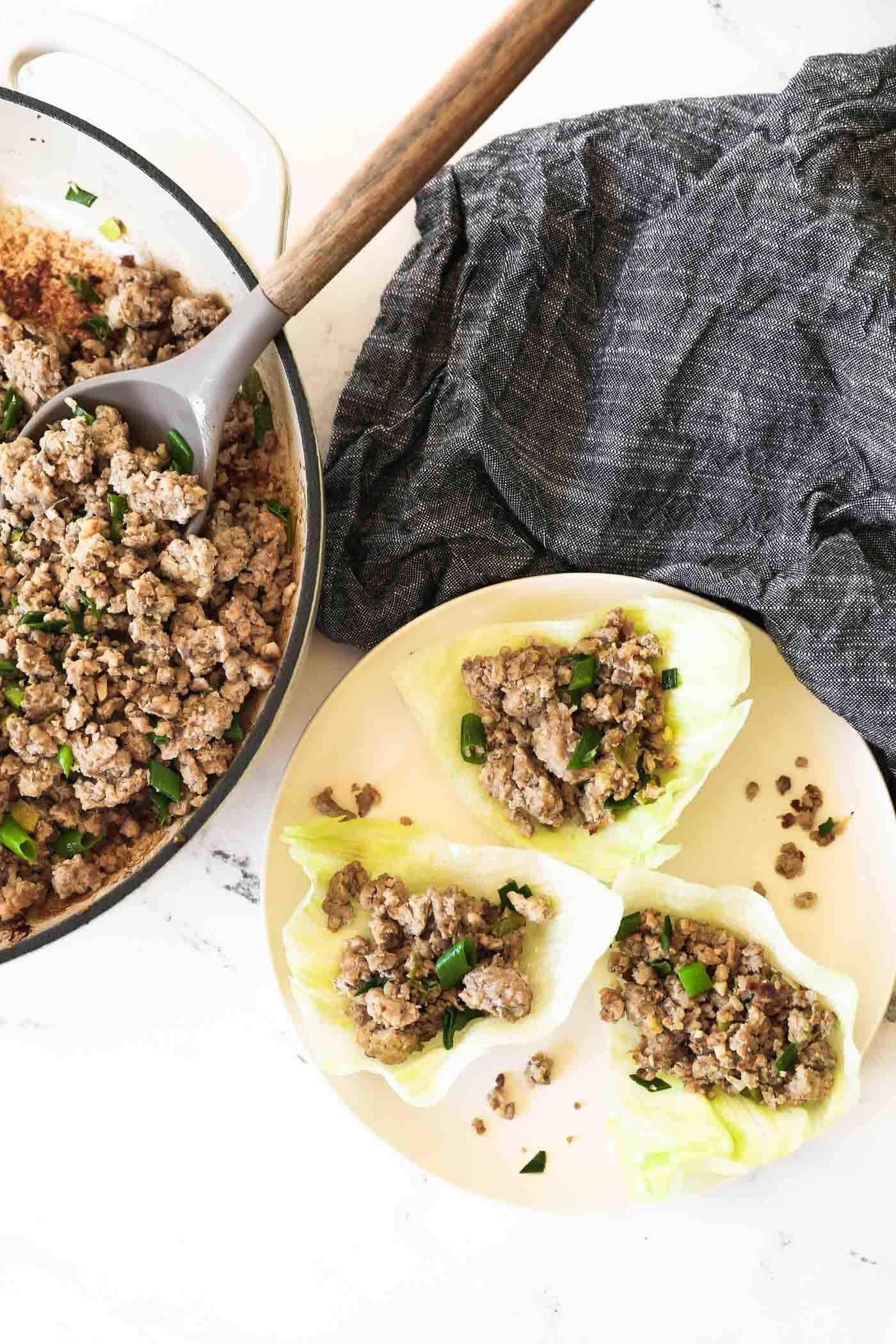 15 Minute Keto Lettuce Wraps Chicken Or Pork Real Simple Good 15-minute-keto-lettuce-wraps-chicken-or-pork-real-simple-good
