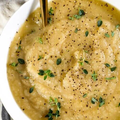 Celeriac Soup (Paleo + Whole30) Instant Pot or Stove Top - Real Simple Good