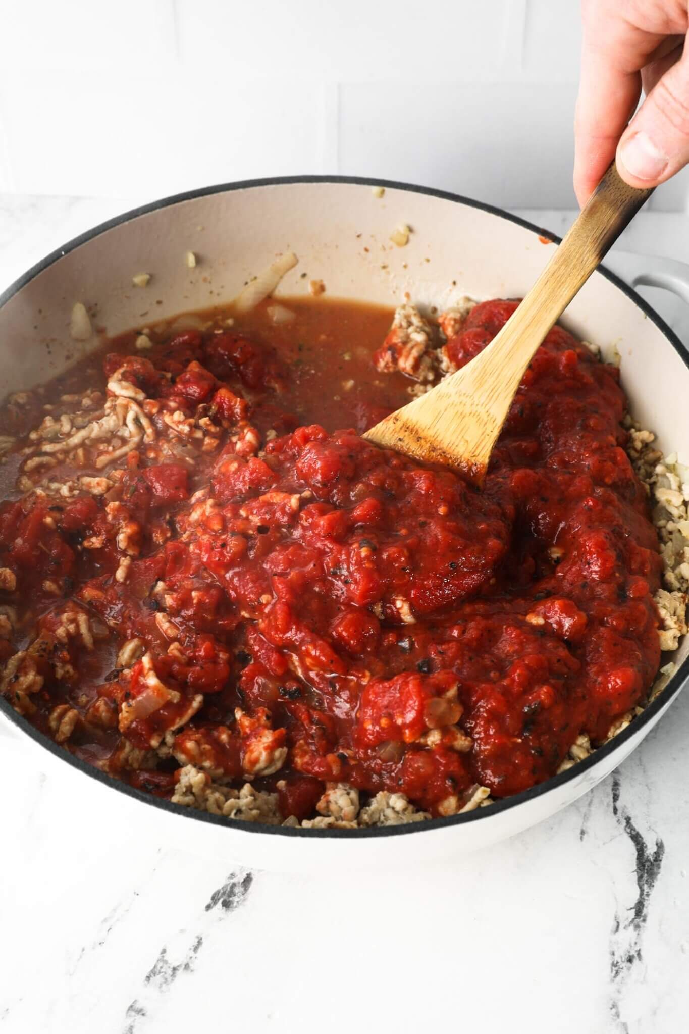 Easy Homemade Ground Chicken Spaghetti Bolognese - Real Simple Good